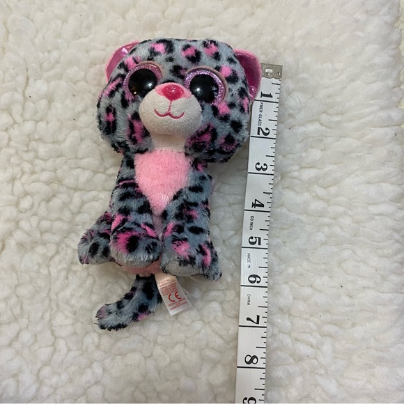 Ty | Toys | Ty Beanie Boo 6 Tasha The Leopard 25 Swing And Tush Tags ...